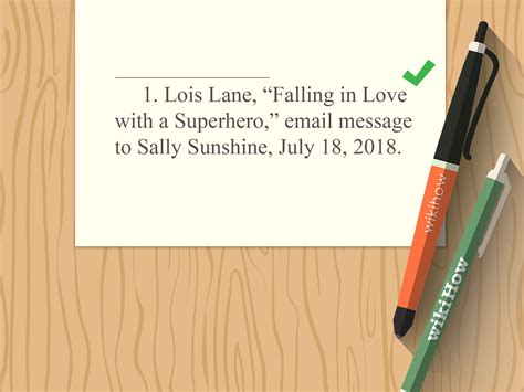 3 Ways To Cite An Email WikiHow