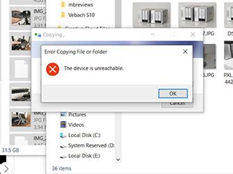 How To Fix Error Copying File Or Folder A Device Attached To The System Is Not Functioning