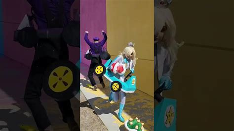 Mario Kart In Real Life Daisy Peach Rosalina Waluigi Cosplay 🏆🏁🏎️