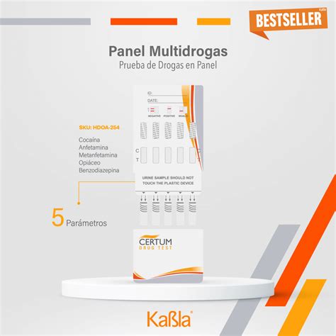 Panel De Drogas Certum 24 Combinaciones Disponibles