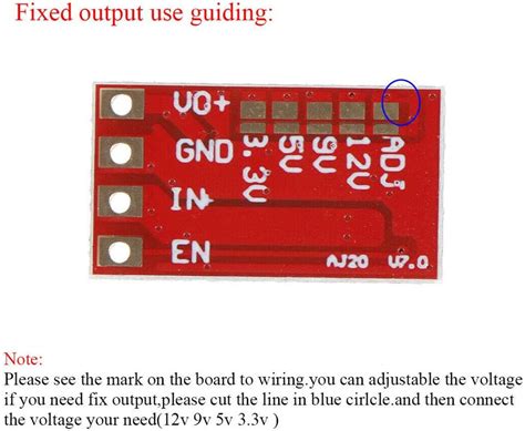 Mini convertidor reductor de DC DC módulo de potencia ajustable de V V V V V A