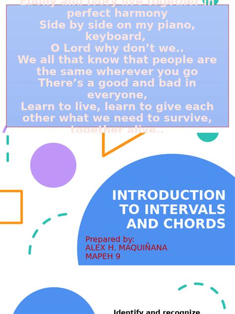 Introduction To Intervals And Chords Pdf