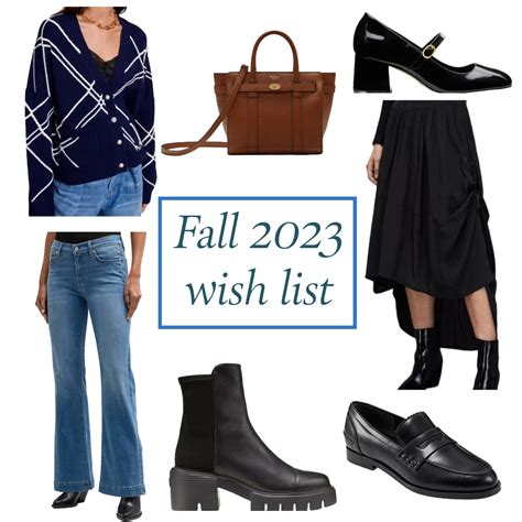 Fall Wish List 2023 Bay Area Fashionista