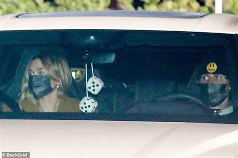Hailey Bieber Dons Skintight Black Latex Bodysuit As She Grabs Dinner