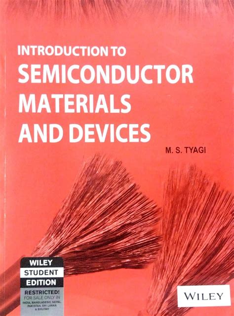 Introduction To Semiconductor Materials And Devices A K Mishra Agencies Pvt Ltd