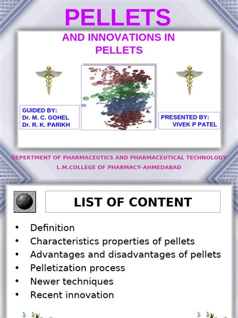 Pellets Vivek Pdf Pharmaceutical Formulation Tablet Pharmacy