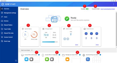how to use qsync to synchronize files between the nas and my other