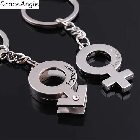 Aliexpress Com Buy Pair Fashion Lover Gift Alloy Sex Symbols Key Chain Novelty Metal Gender