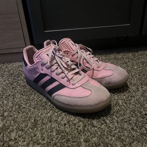 Limited Edition Pink Messi Sambas Size 8 Men No Depop