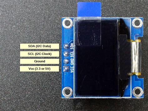 OLED X I C Blue Display ProtoSupplies