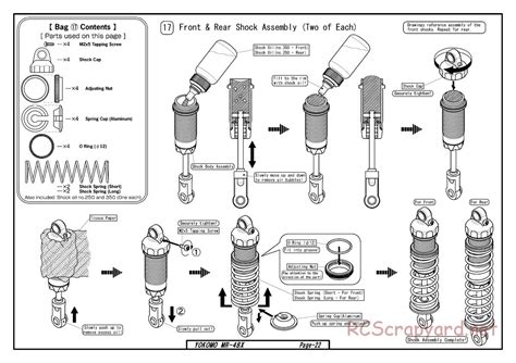 Yokomo MR 4BX Instruction Manual MR4BX RCScrapyard Radio Controlled Model Archive