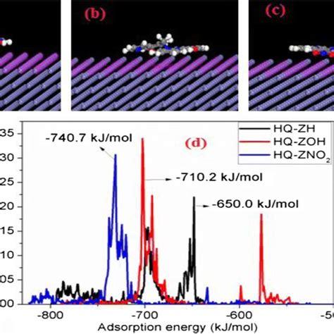 Model Structures Simulating The Equilibrium Adsorption Configuration Of
