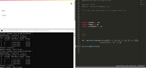 Pandasstreamlit 通过io流读取中数据streamlit Io Csdn博客