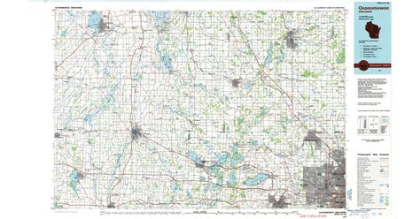 1980s Maps Of Oconomowoc Wi Pastmaps