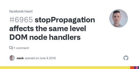 Stoppropagation Affects The Same Level Dom Node Handlers · Issue 6965