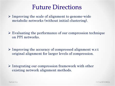 Large Scale Metabolic Network Alignments By Compression Ppt Download