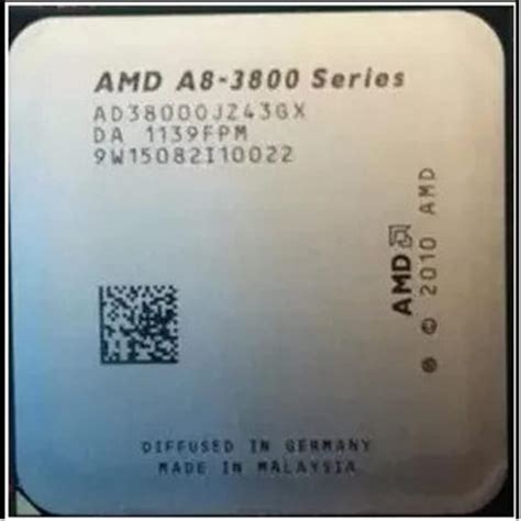 Cpu A A8 3800 A8 3800 Quad Core Fm1 2 4ghz 4mb 65w Cpu Processor Pieces A8 3800 Apu