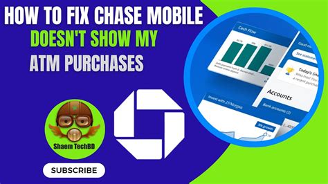 How To Fix Chase Mobile Doesnt Show My Atm Purchases Youtube