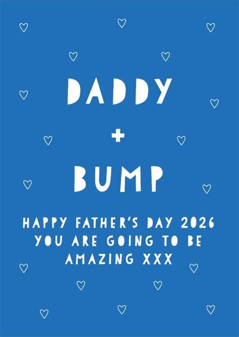 Cute Fathers Day Card From The Bump 2026 Thortful