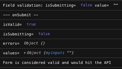 HandleSubmit Callback Executes But FormState IsSubmitting Is Still False Issue