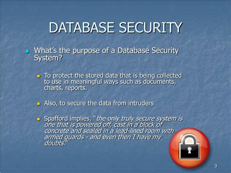 ppt can a database really be secure powerpoint presentation free download id 1712325