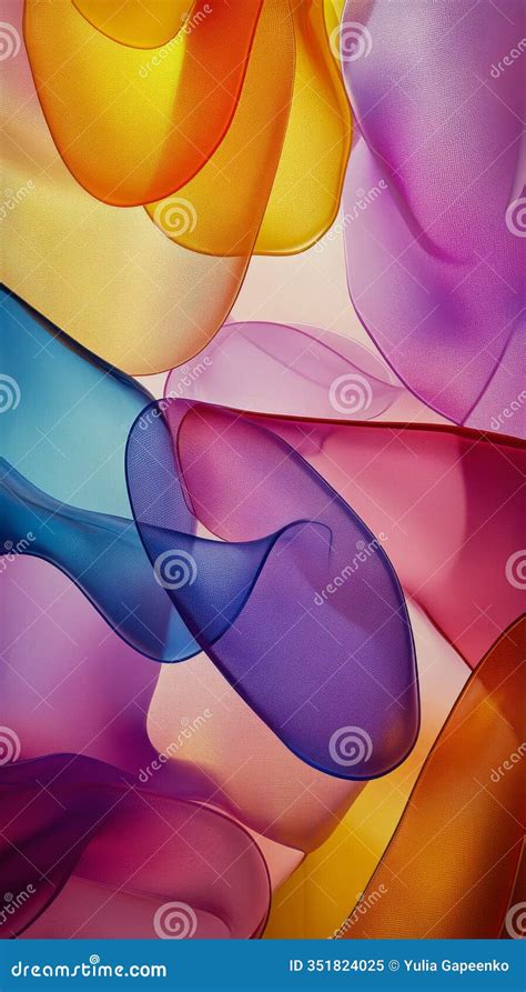 Vibrant Abstract Art With Swirling Colors And Patterns Creating A Dynamic Visual Effect Stock