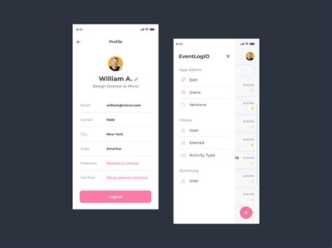 User Profile Mobile Menu Ux Ui Design By Zulqurnain Haider On Dribbble