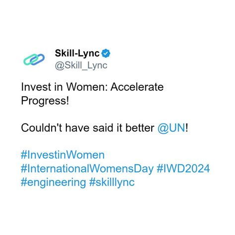 Skill Lync On Linkedin Internationalwomensday Skilllync