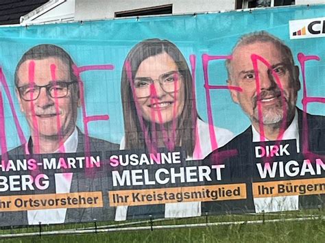 Wahlplakate Im Ruhrgebiet Nach Drei Tagen Beschädigt Nachrichten Wdr