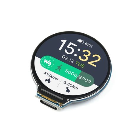 Rp2040 Lcd 128 Module With Round Ips 128 Lcd Display And Rp2040