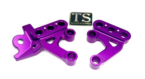 Surron Footpegs And Brackets Titanium Surron