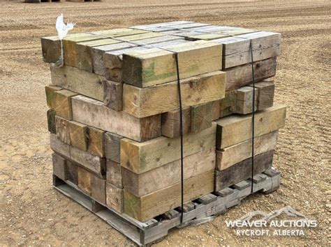 Pallet Of 6x6 Blocking Weaver Bros Auctions Ltd