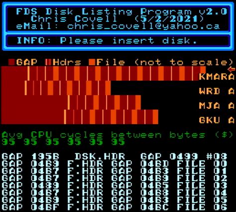 FDS Disk Lister
