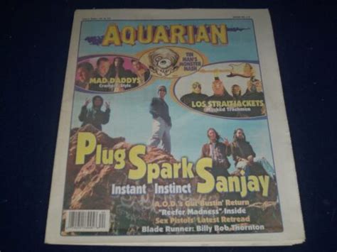 2001 October 31 November 7 Aquarian Weekly Newspaper Plug Spark Sanjay J 1180 Ebay
