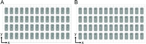 Placement Of Molds On Build Platform Fifty Two Of Each Lower A And