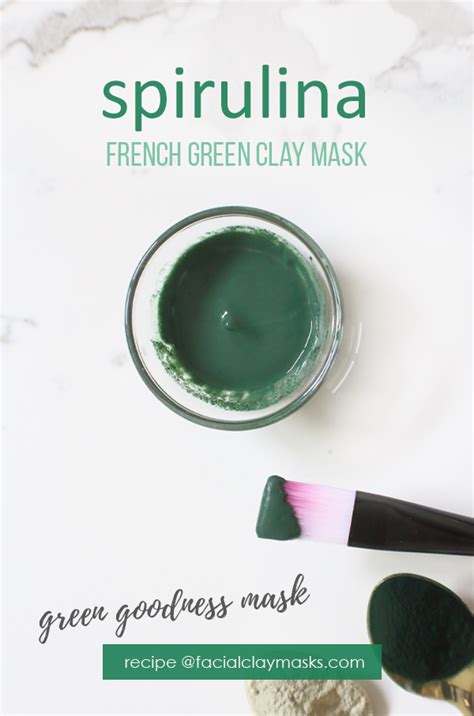 Promote Healthy Skin With Green Goodness Spirulina Mask