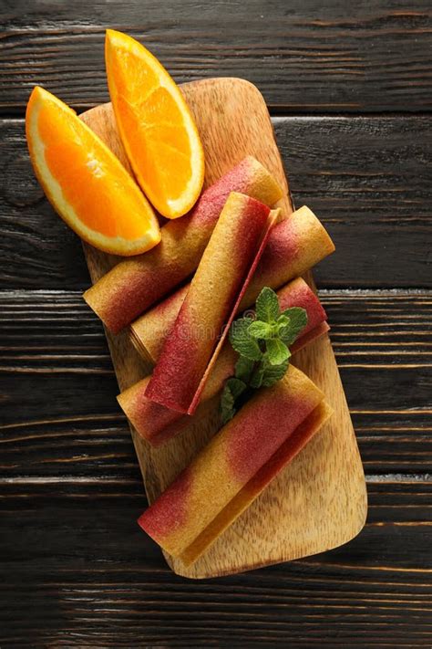 Concept Of Tasty And Sweet Food Pastille Stock Photo Image Of Closeup Wooden
