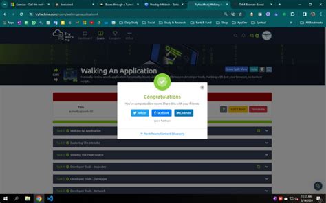 Tryhackme Cybersecurity 100roomchallenge Applicationsecurity Infosec