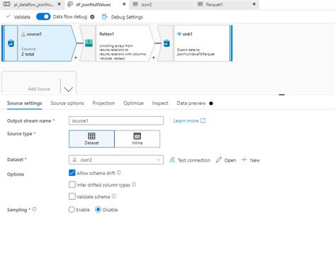 Process Complex Json Array Member Having Null With Dataflow Microsoft Qanda