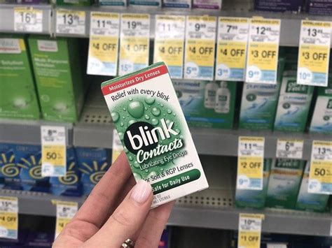 Blink Eye Drops Coupons 099 Per Bottle At Walgreens
