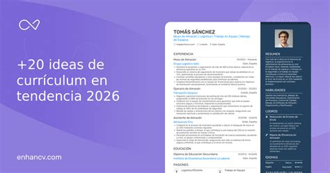 Ideas De Currículum Vitae Para 2026 Ejemplos Gratis Y En Pdf