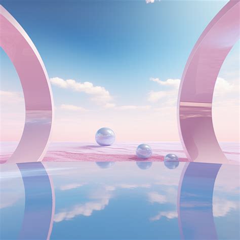 超现实背景粉色