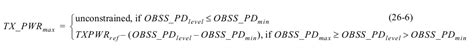 Transmit Power Restriction Period And TX Power Level For OBSS PD Operation Hitch Hiker S Guide