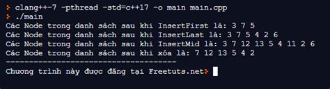 Xóa Node Trong Danh Sách Liên Kết đơn Freetuts