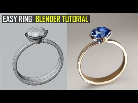 Free Video Easy Ring In Blender Tutorial From PIXXO D Class Central