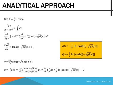 PPT Numerical Solution For Bungee Jump Problem PowerPoint Presentation ID