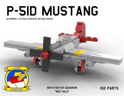 Lego Moc 131337 P 51d Collection By Bricksquadron Rebrickable