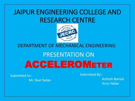 Accelerometer Pptx