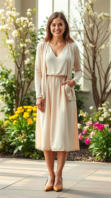 25 Stylish Spring Outfits For Church Services Bpc Modest Clothing