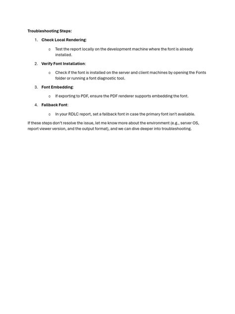 Troubleshooting Steps Pdf